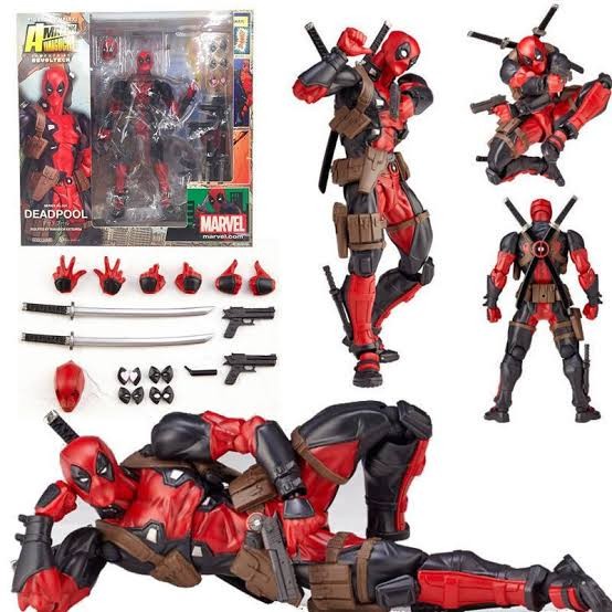 Jual Baru Action Figure Shf Revoltech Deadpool Dead Pool Amazing ...