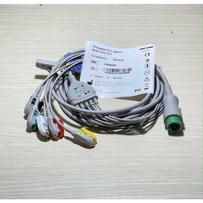 Jual Kabel EKG/ ECG Cable Mindray 5 Lead IMEC 12 Pin | Shopee Indonesia
