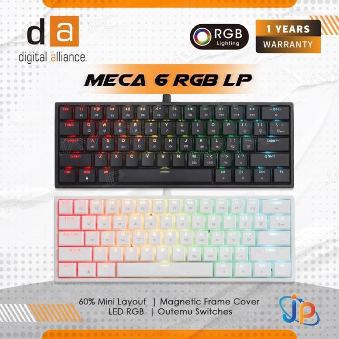 Jual HARGA TERMURAH !!! Digital Alliance Meca 6 RGB Low Profile 60% ...