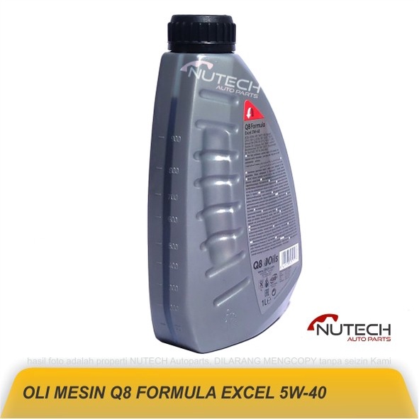 Jual OLI MESIN Q8 FORMULA EXCEL 5W 40 HIGH PERFORMANCE SYNTHETIC OIL ...