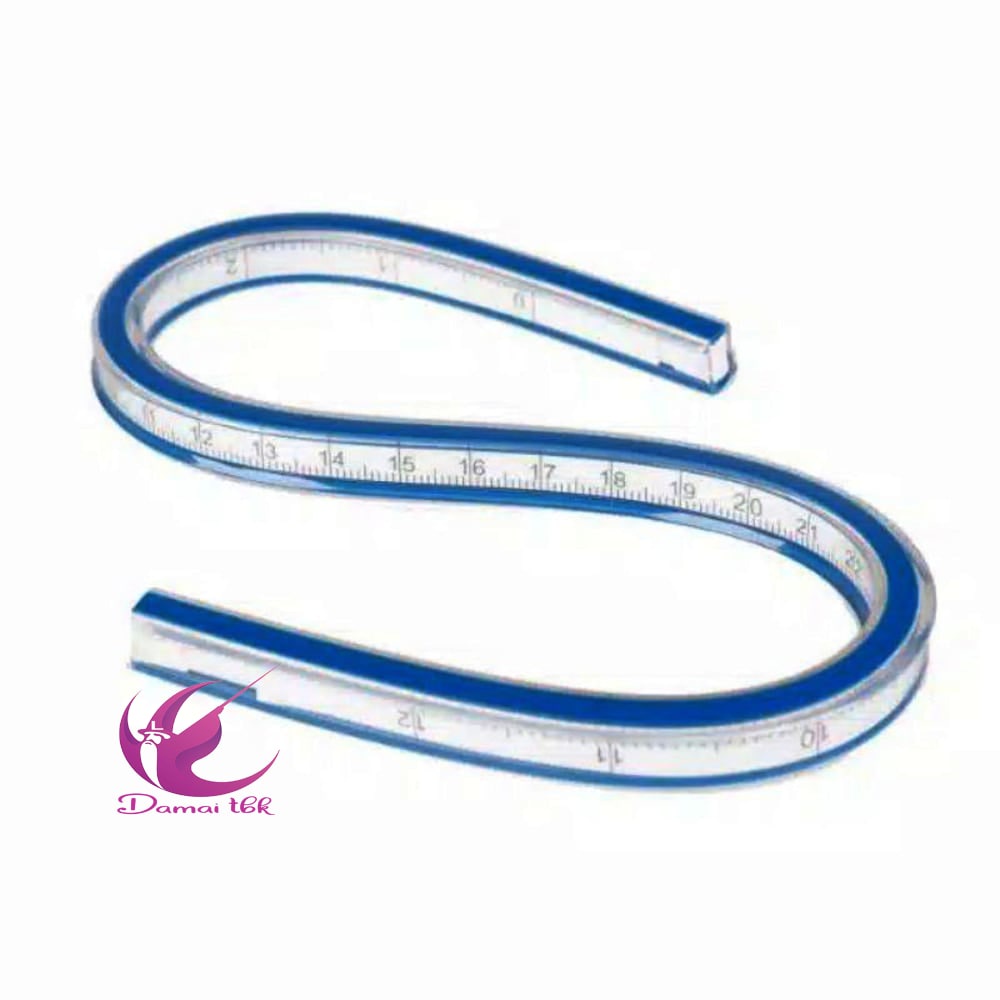 Jual penggaris pola fleksibel 30 cm flexible curve ruler 30cm bahan ...