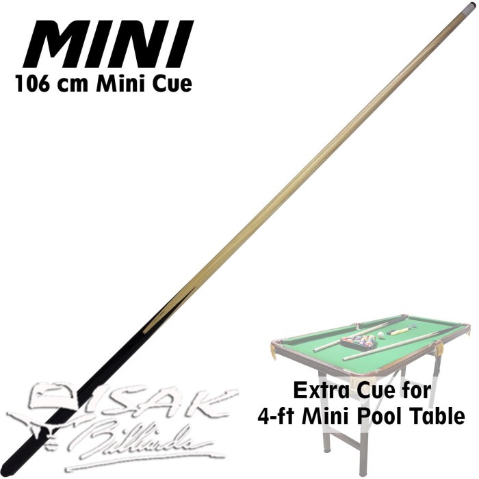 Jual Mini Pool Cue 106 cm - Stick Billiard Meja Kecil 4ft Pool Biliar ...