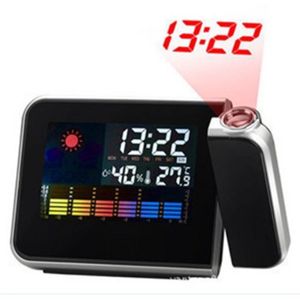 Jual Jam Digital Proyektor Penunjuk Cuaca - 8190 | Shopee Indonesia