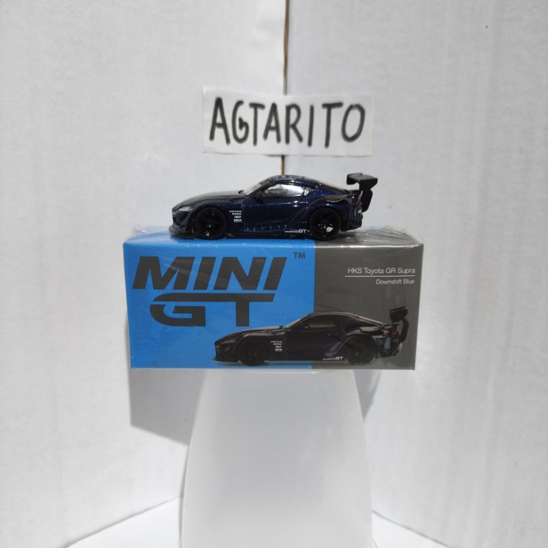 Jual Mini GT #368 HKS Toyota GR Supra Downshift Blue | Shopee Indonesia