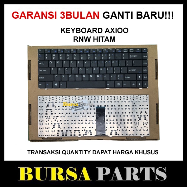 Jual Keyboard Laptop Axioo RNW Black | Shopee Indonesia