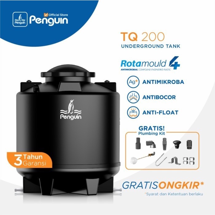 Jual Ready Penguin Tangki Air Tanam Tq 200 Tandon Pendam Toren Ground ...