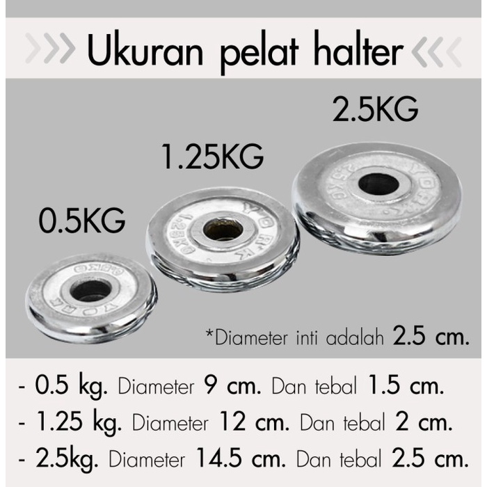 Jual DUMBBELL BARBEL SET ALAT ANGKAT BEBAN 20 KG - BESI CHROME - Model ...