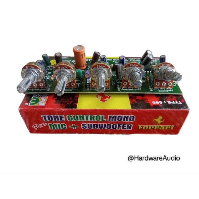 Jual Kit tone control mono mic subwoofer (ferrari) | Shopee Indonesia