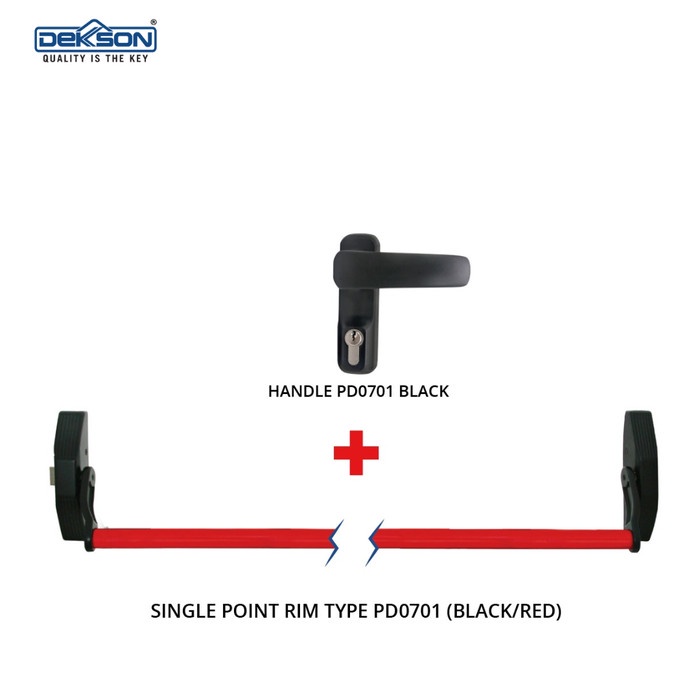 Jual Latin- Panic Exit Device Single Point Rim Type Dekkson Pd0701 ...