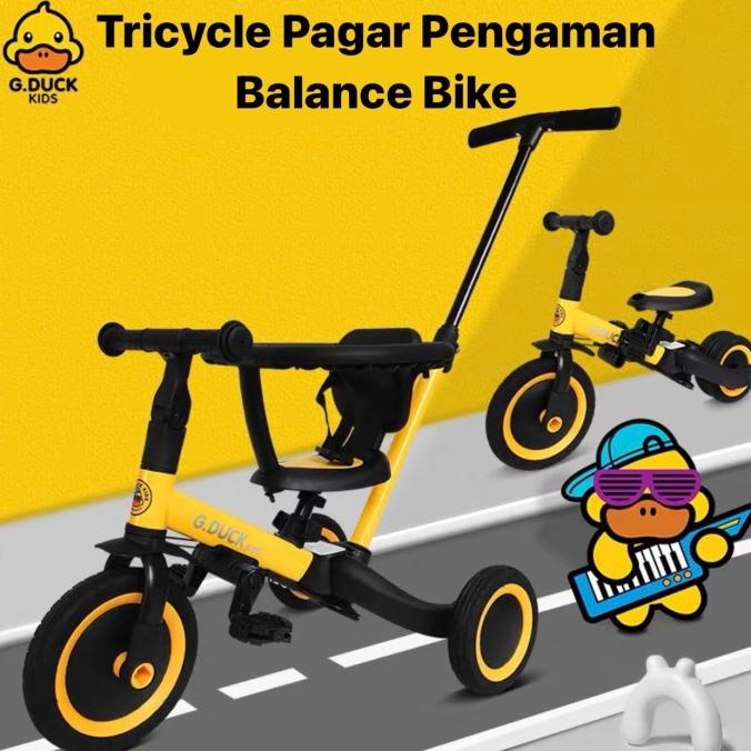 Jual Tricycle Duck Pagar Sepeda Dorong Anak Balance Bike Tricycle ...