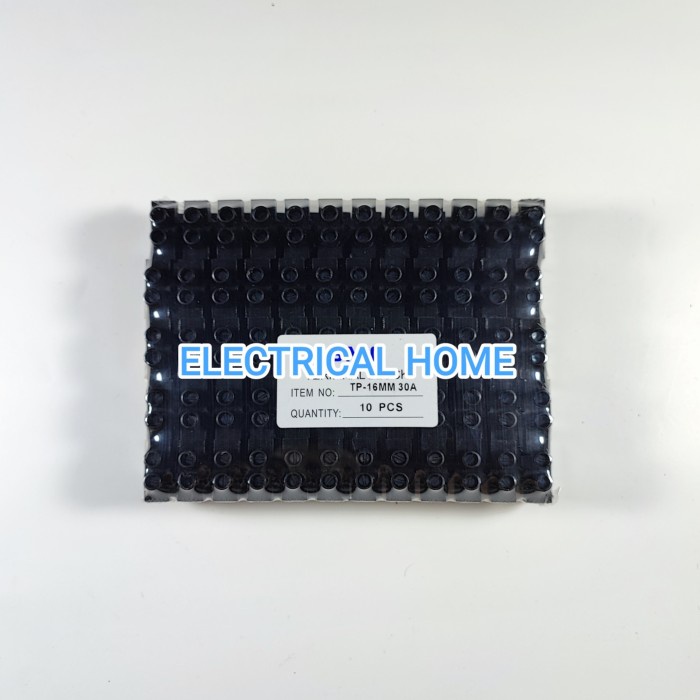 Jual TERMINAL KABEL KRUSTIN 16mm 30A / TERMINAL PLASTIK HITAM | Shopee ...