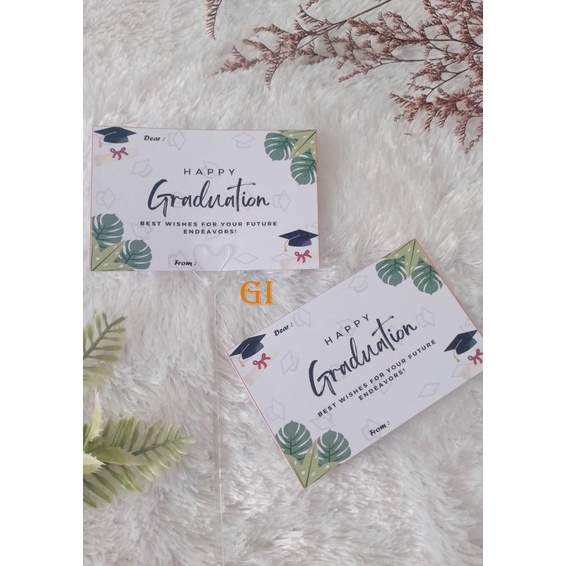 Jual Graduation Card/Kartu Ucapan Wisuda/Greeting Card Aestetik Harga 1 ...