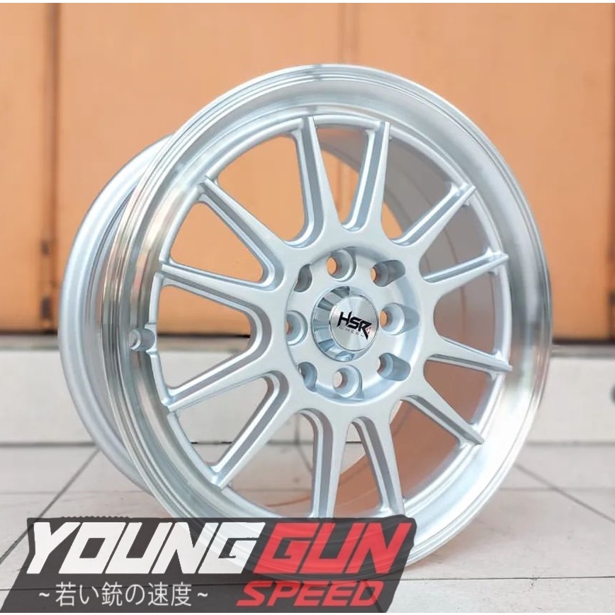 Jual Velg Ring 16 Promo Hsr Ende Pcd 4X100 Velg Mobil Racing Fiesta Corolla Jazz Agya Sigra ...