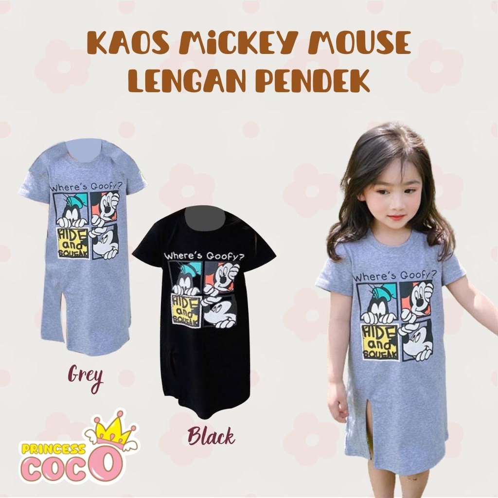 Jual [PRINCESS COCO] 1-10 Tahun Dress Kaos Anak Perempuan Rok Anak ...