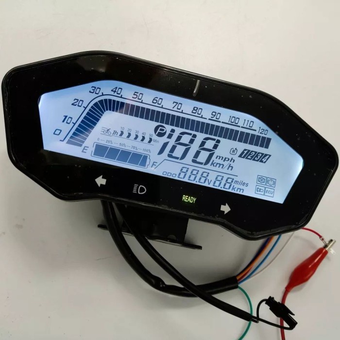 Jual Display Speedometer motor listrik 60v, 72v one line YXT murmer ...