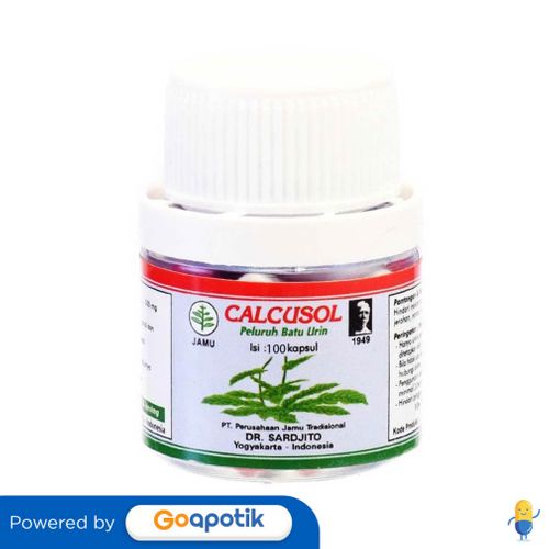 Jual CALCUSOL BOTOL 100 KAPSUL | Shopee Indonesia