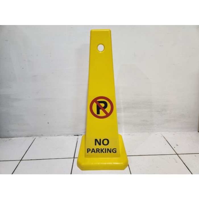 Jual Promo Rambu Sign Cone Kuning Dilarang Parkir No Parking Ruko Rukan ...