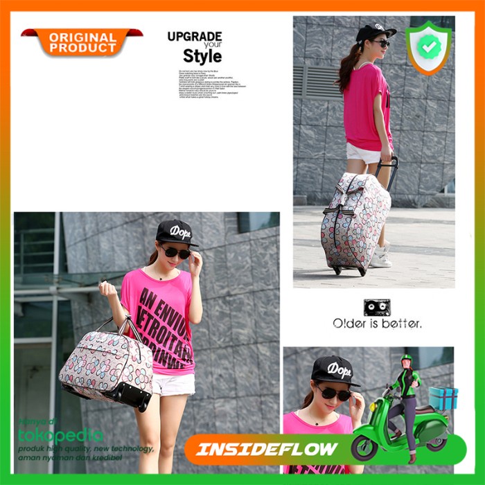 Jual Tas Koper Roda Duffel Trolley Traveling | Shopee Indonesia