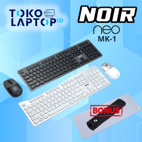 Jual NEO MK1 / MK-1 WIRELESS COMBO KEYBOARD & MOUSE BY NOIR GEAR ...