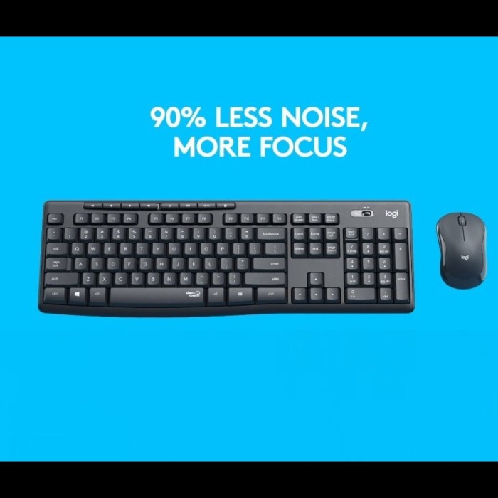 Jual LOGITECH MK295 SILENT WIRELESS COMBO KEYBOARD AND MOUSE ORIGINAL | Shopee Indonesia