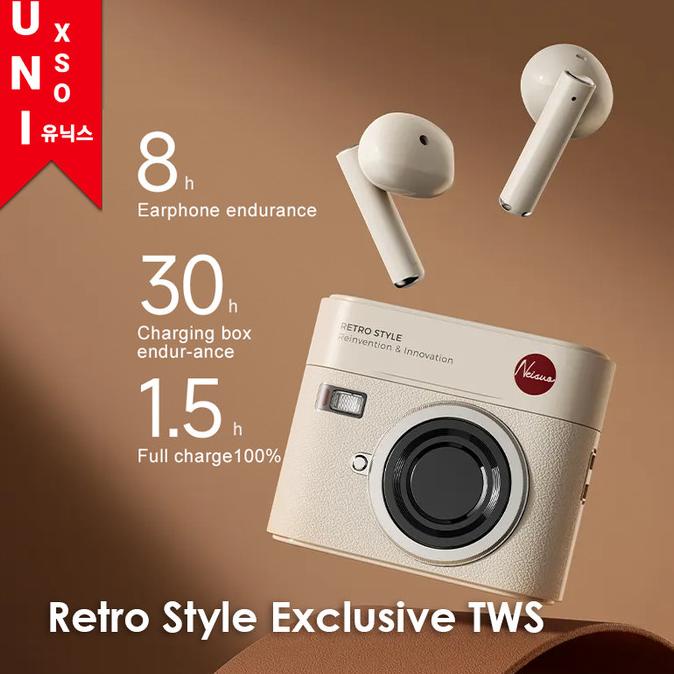 Jual Unixso Retro Ccd Camera Tws Unik Exclusiv Premium True Wireless ...