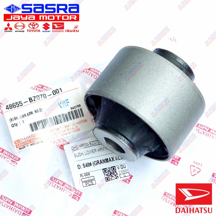Jual Bos Sayap Depan Bawah ORI GRANMAX|LUXIO Daihatsu Genuine Parts DHS.48655-BZ070-001 Bush ...