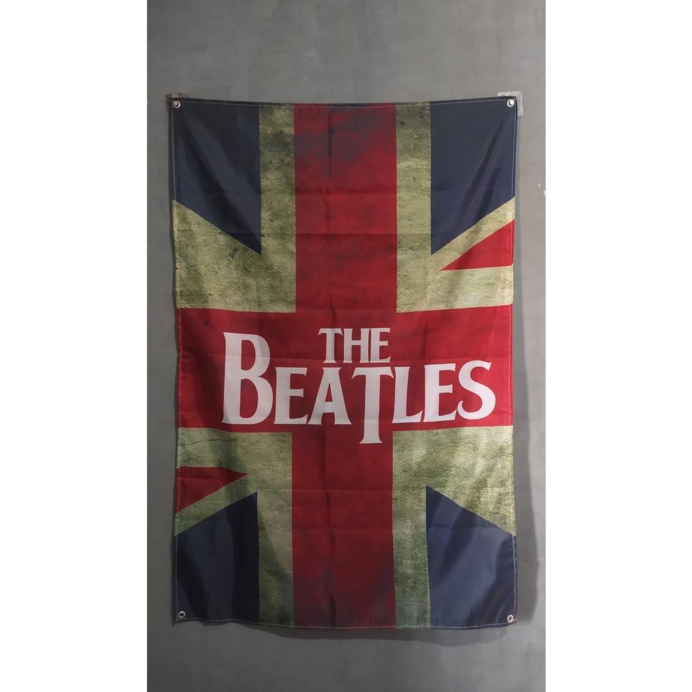 Jual Promo Bendera/Flag/Poster Kain/Miniflag Band The Beatles Terrlaris ...