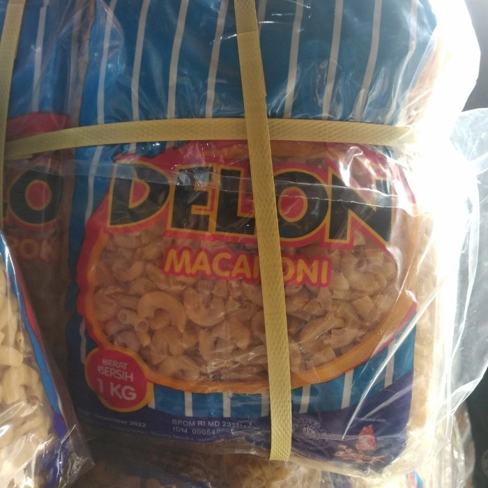 Jual Promo Makaroni Delon Biru Bantet 1 Bal Ball Dus Karton 10 Kg (10 ...