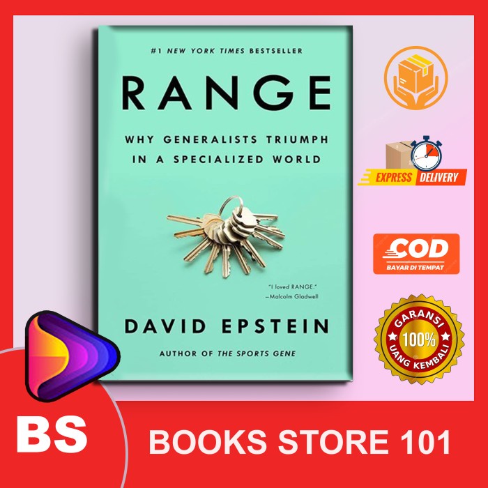 Jual Range: How Generalists Triumph - David Epstein (English)-mx ...