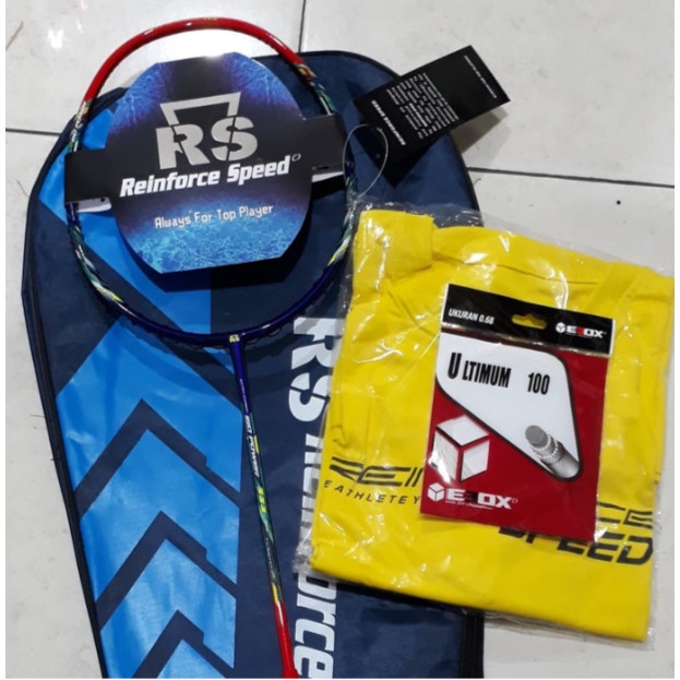 Jual Jual!! PAKET RAKET BADMINTON RS ISO POWER 111 - 100% | Shopee ...