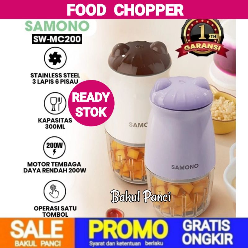 Jual SAMONO FOOD CHOPPER SW-MC200 - FOOD PROCESSOR - BLENDER PEMOTONG ...