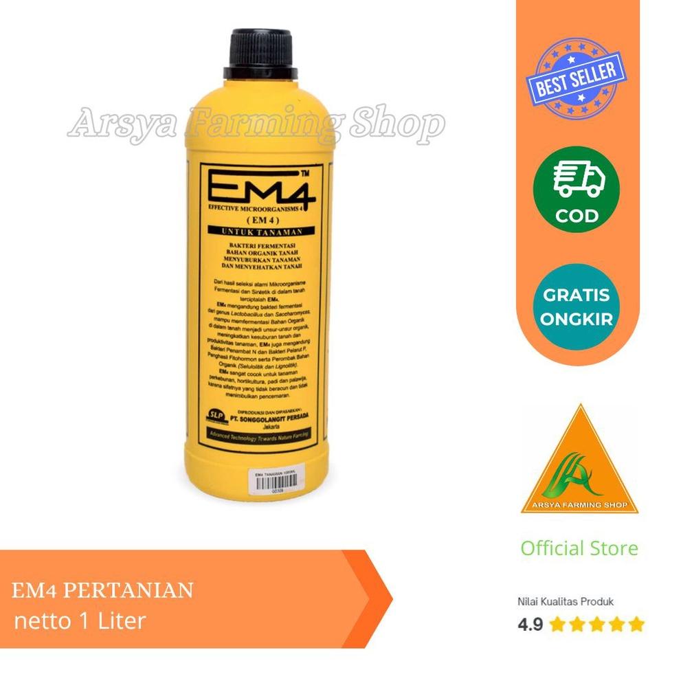Jual Promo EM4 Pertanian Bakteri Starter Pengurai Sampah dan Bahan ...