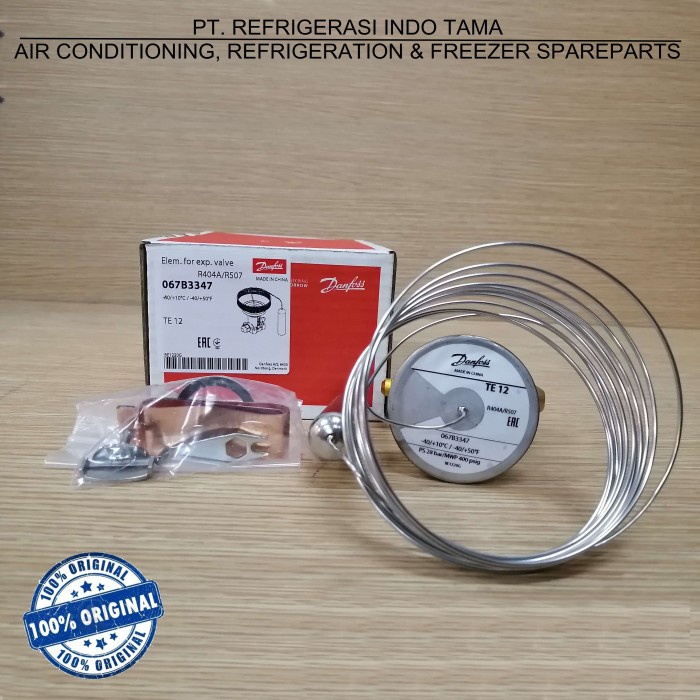Jual R404A TE 12 - 067B3347 EXPANSI VALVE DANFOSS / EXPANSION | Shopee ...