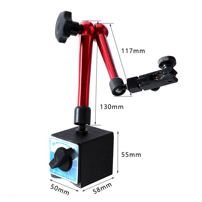 Jual New Magnet Dial Magnetic Stand Pick Test Stang Dial Flexible ...