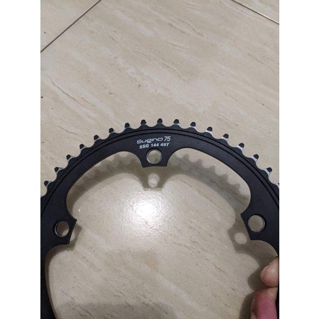 Jual Sugino 75 SSG BCD 144 Chainring Black 49T Track Bike Fixed Gear ...