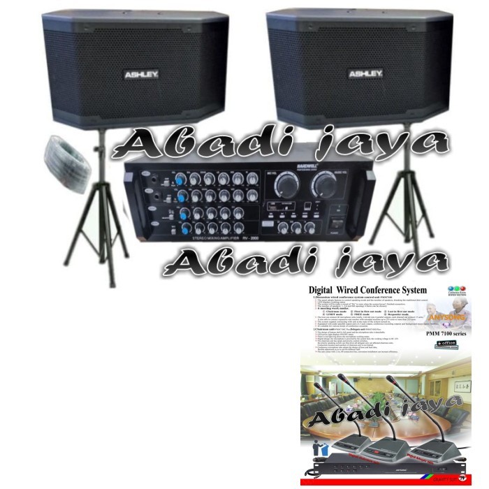 Jual Paket Sound System / Anysong Ruang Rapat Mic Conference System ...