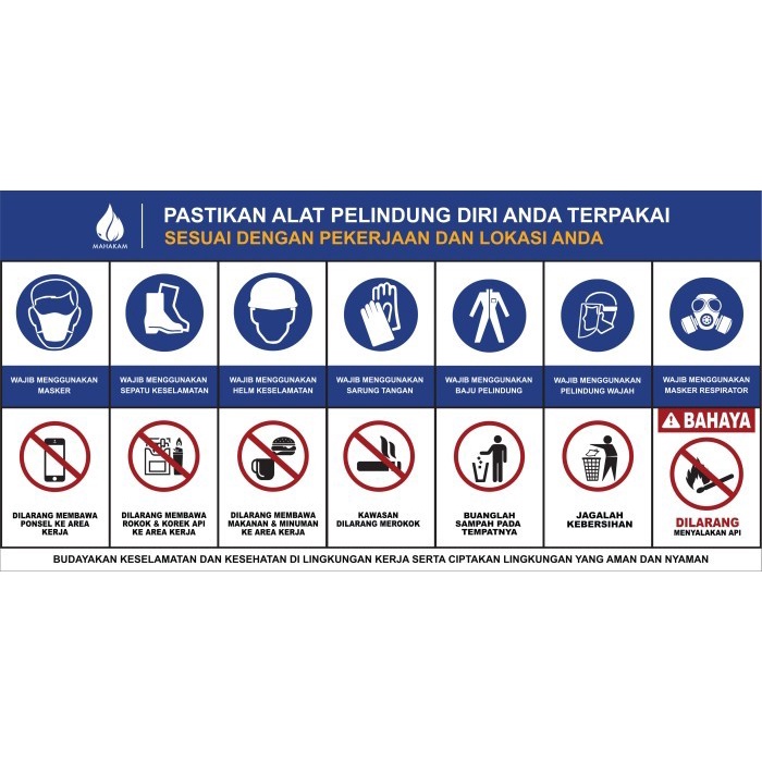 Jual Ready Banner / Spanduk Safety K3 Apd Ukuran 3X15 Meter Landscape ...