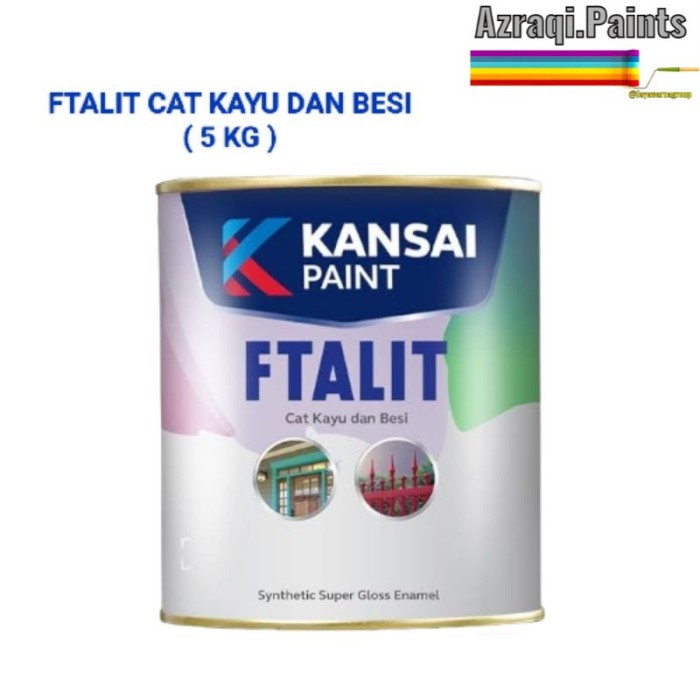 Jual CAT FTALIT CAT KAYU DAN BESI ( 5 KG ) KANSAI PAINT | Shopee Indonesia