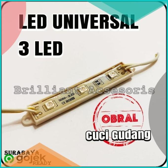 Jual Lampu Led 3 Titik Universal 20JVLZ3 perkakas tools | Shopee Indonesia