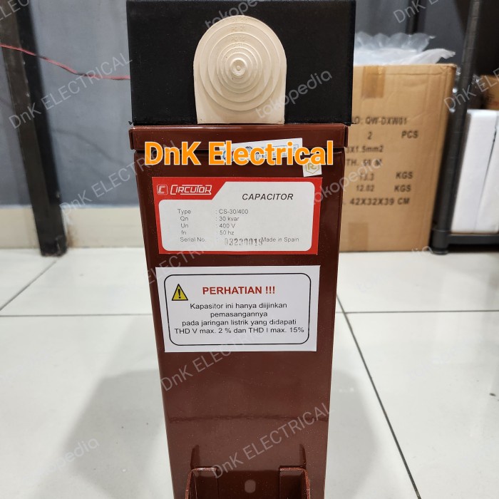 Jual Original Kapasitor/Capasitor/Capacitor 400V 30Kvar Merk Circutor Cs-30/400 Bisa Gojek ...