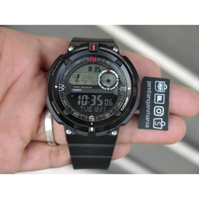 Jual Ready Jam Tangan Casio Outgear Sgw-600H-1B Twin Sensor Original Bisa Gojek | Shopee Indonesia