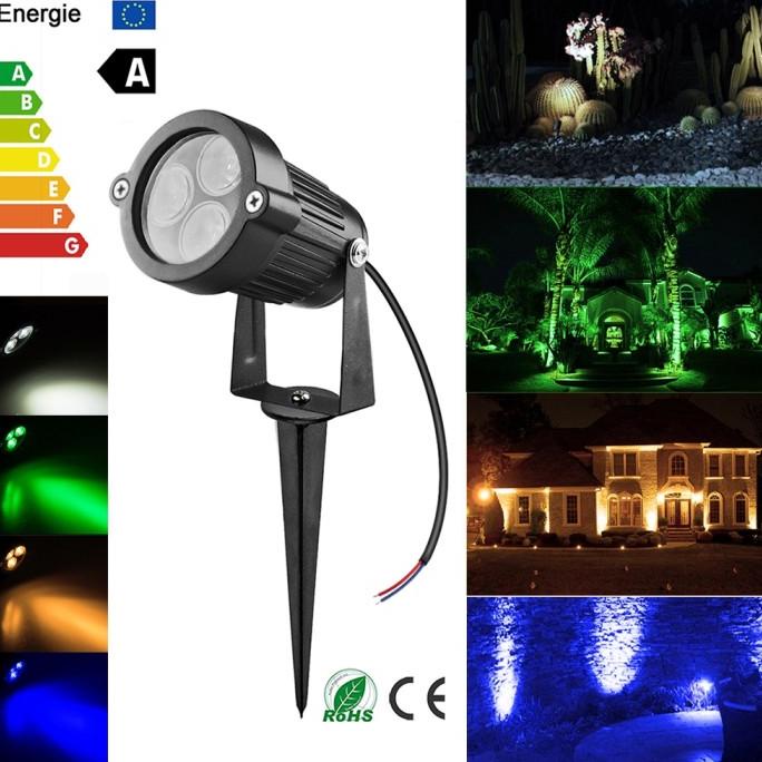 Jual Ready Lampu Sorot Led M8-3 X 3w AcDc 12v Anti Air Warna Hijau ...