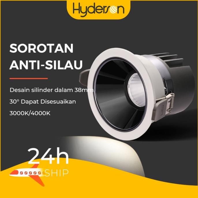 Jual Hyderson Spotlight Downlight LED Recessed Lampu 10W 3000K Lampu ...