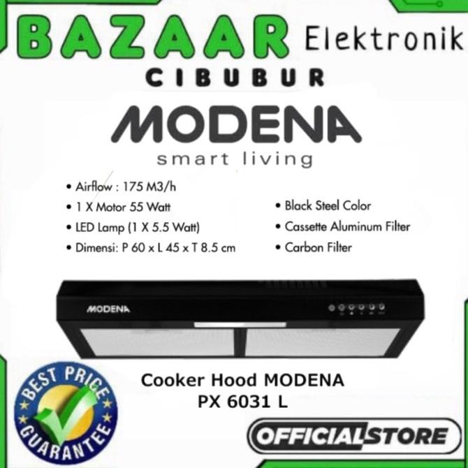 Jual Jual Murah Cookerhood Modena Esile 60Cm Px6031L Px 6031 L Px-6031L Penghisap Asap | Shopee ...