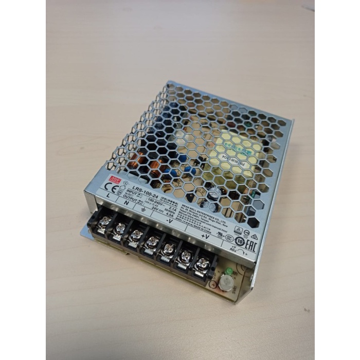 Jual Meanwell LRS-100-24 Switching Power Supply 24Vdc 4.5A | Shopee ...