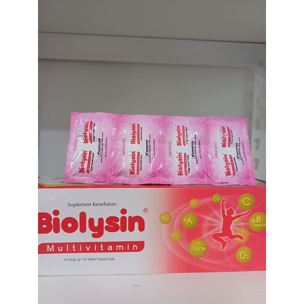 Jual Biolysin tablet membantu memenuhi kebutuhan vitamin | Shopee Indonesia