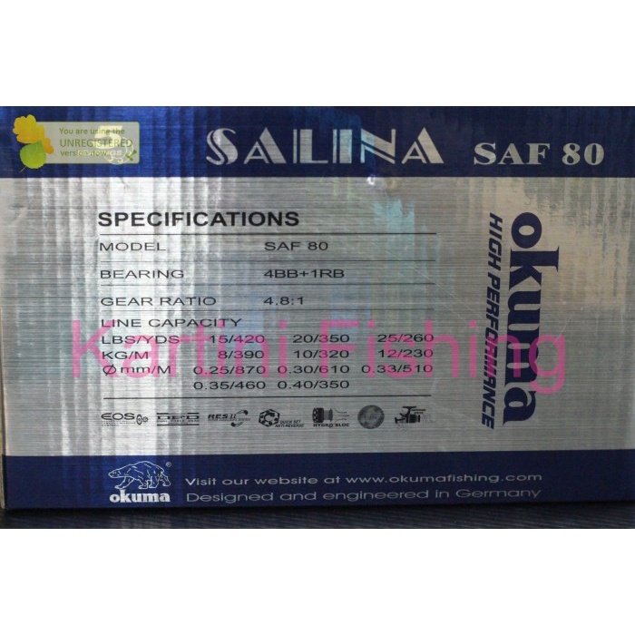 Jual Ori Okuma Salina Saf 80 / Baitrunner Bisa Gojek | Shopee Indonesia