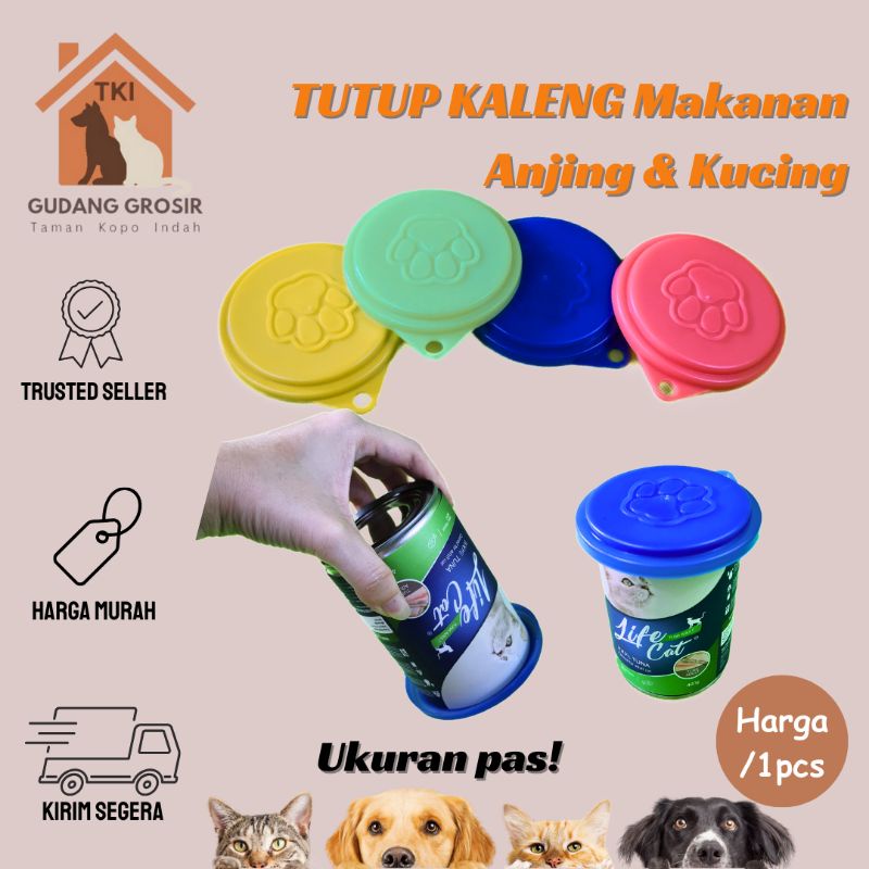 Jual Penutup Kaleng - Tutup Makanan Kaleng Kucing Anjing Kedap Anti ...