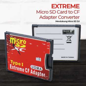 Jual Extreme Micro SD Card to Compact Flash CF Adapter Converter TSR58 ...