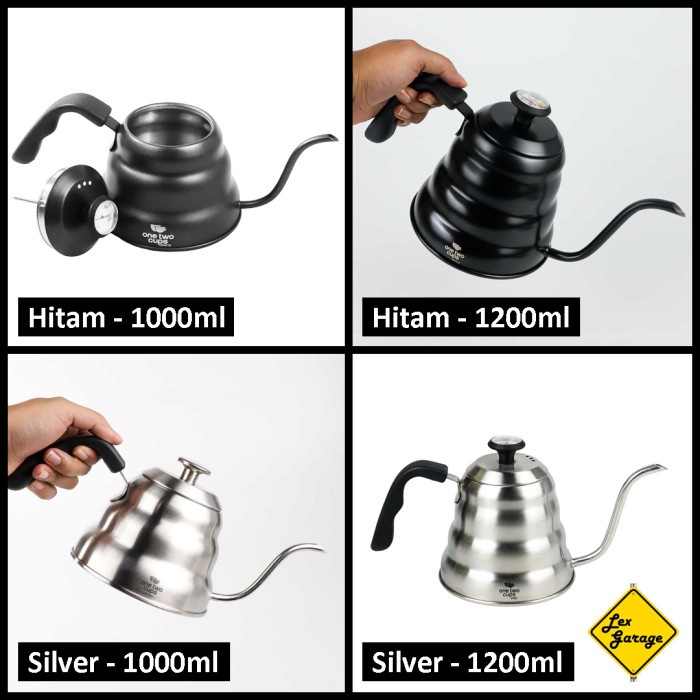 Jual Gooseneck Kettle Thermometer Teko Leher Angsa Termometer Stainless ...